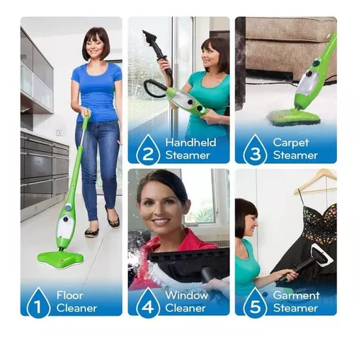Mop X5 - Limpiador De Vapor De Mano Multiusos 5 En 1 Par - Konnen Service